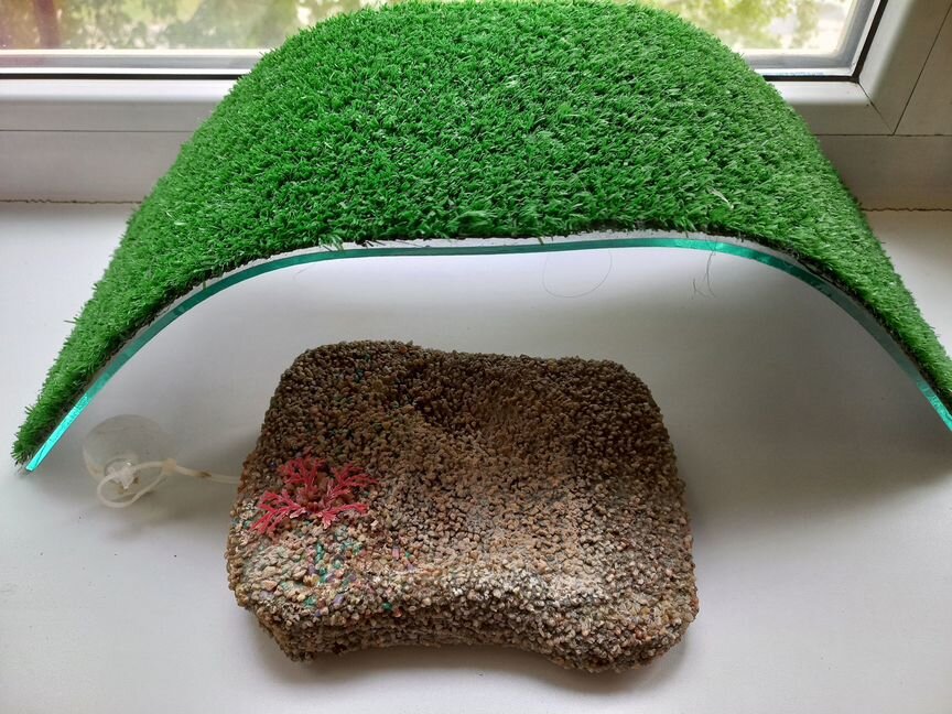 Мостик и берег для черепах