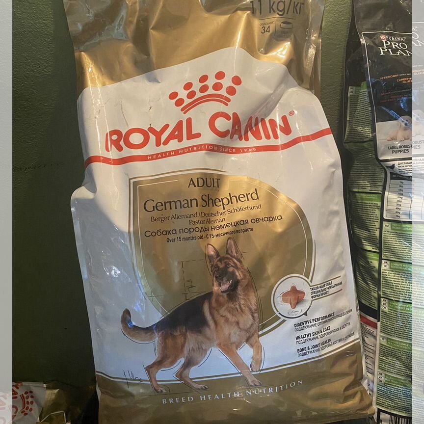 Корм для собак royal canin немецкая овчарка 11кг