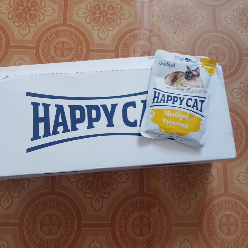 Влажный корм Happy cat 21 шт