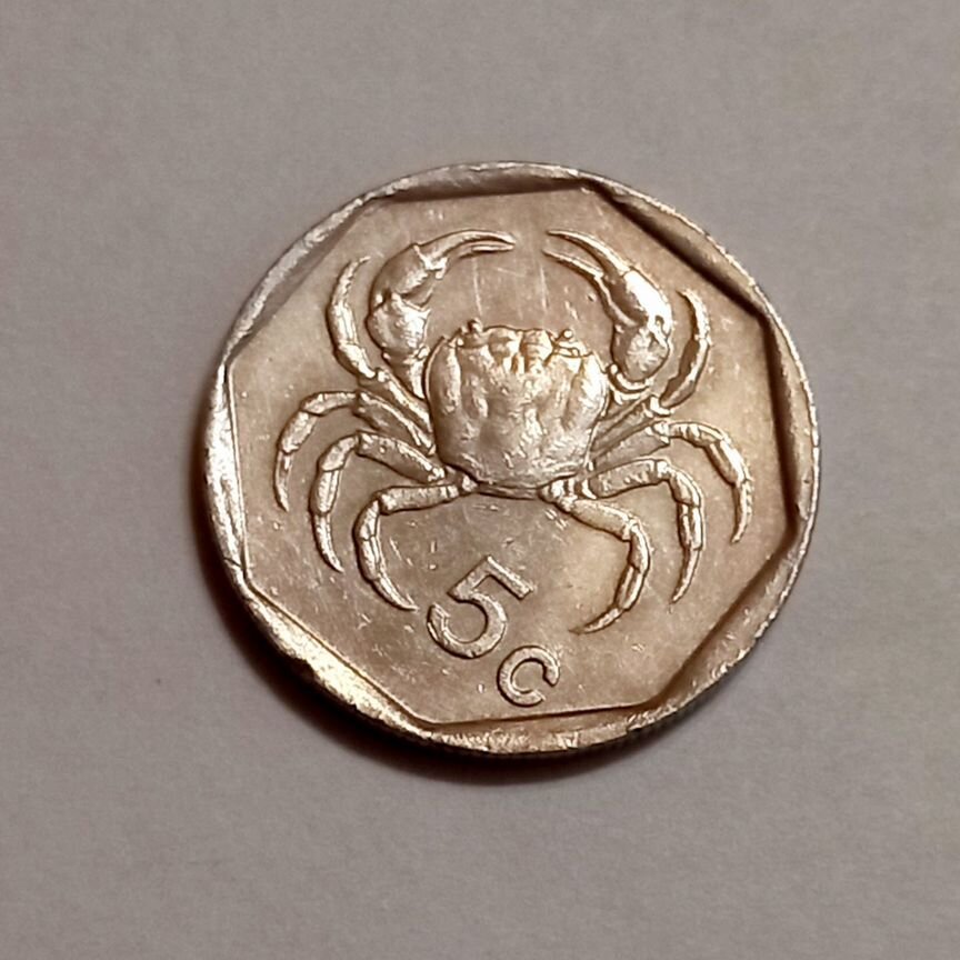 Мальтийский Пресноводный Краб, 5 цeнmoв