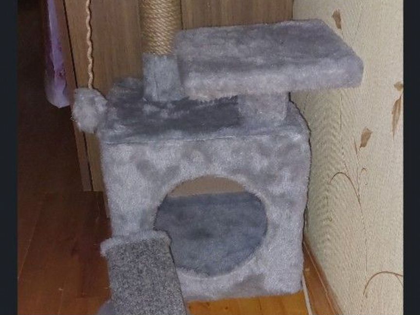 Домик для кошки с когтеточкой