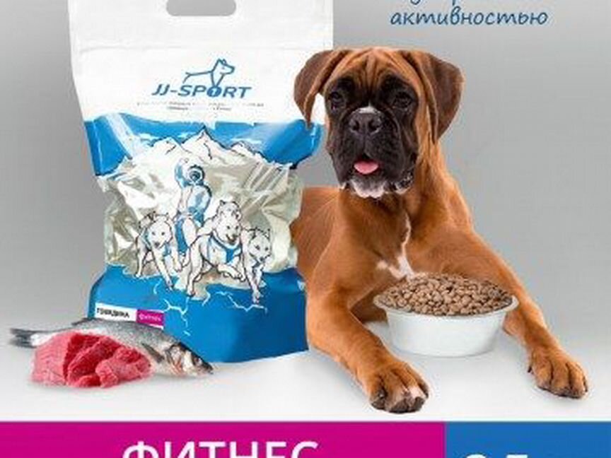 Корм для собак Живая сила JJ Sport фитнес