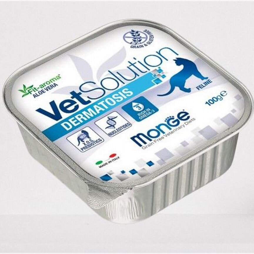 Влажный корм Monge VetSolution Cat Dermatosis