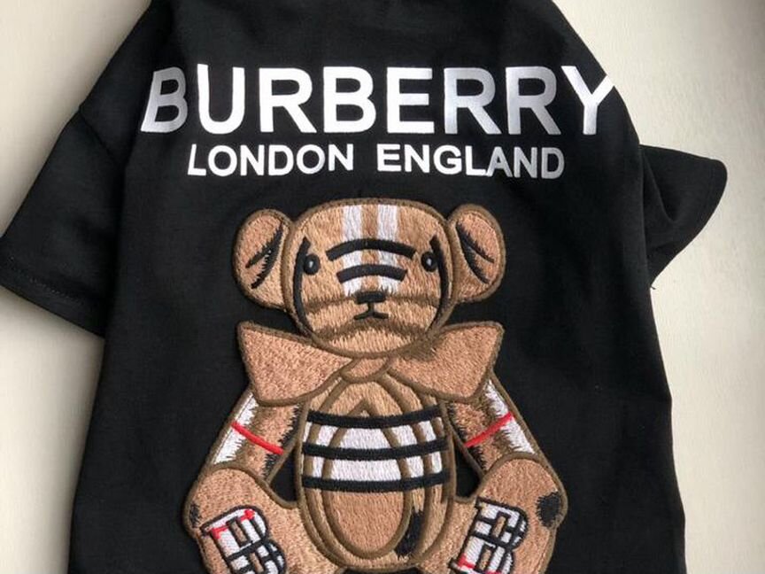 Футболка burberry для собачки/кошки р.S и M Новая