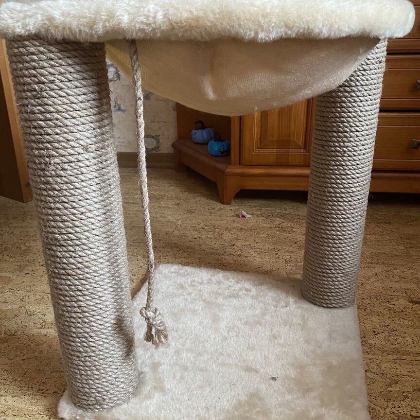 Когтеточка домик для кошки новая