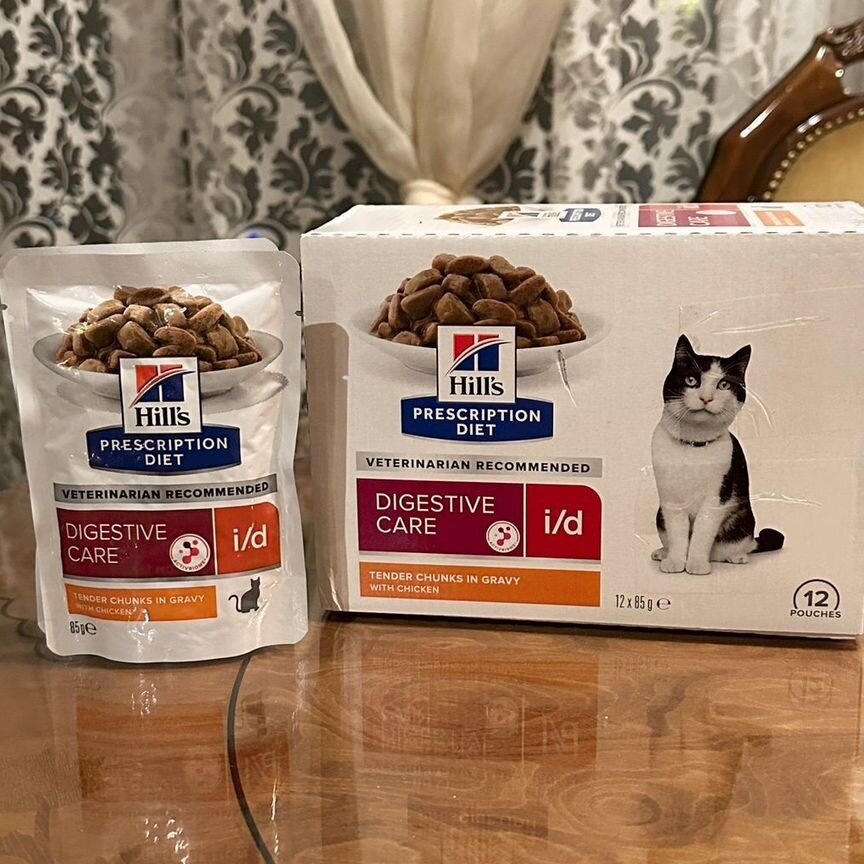 Корм для кошек hills i d влажный