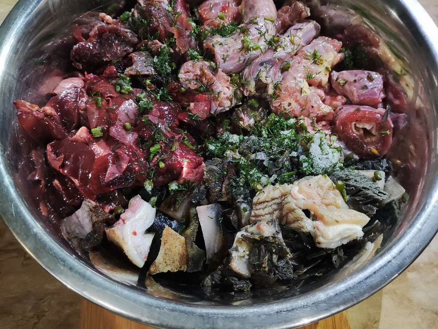 Мясо для собак, готовые наборы