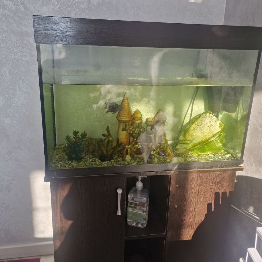Аквариум с тумбой