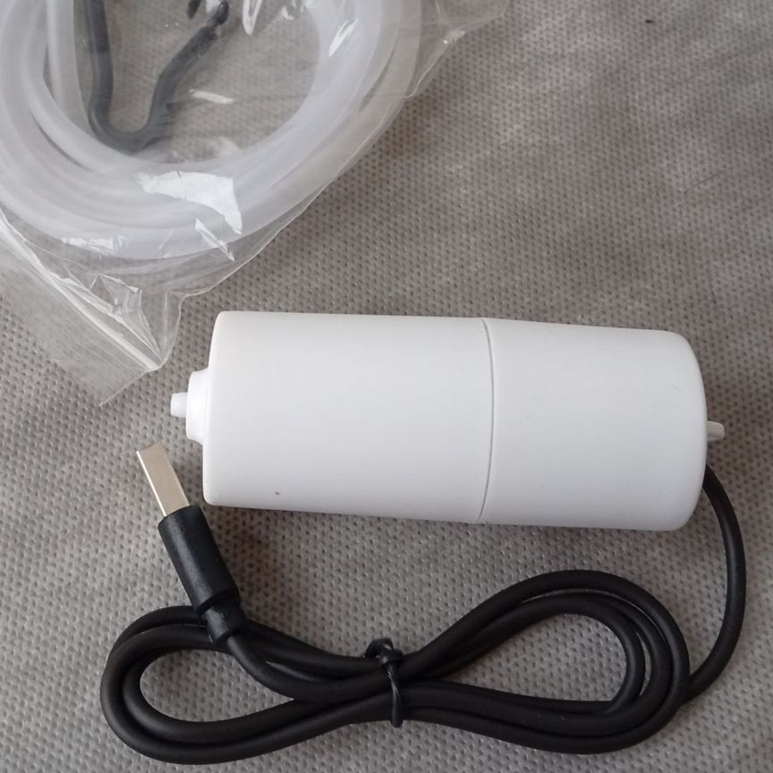 Кислородный насос для аквариума новый