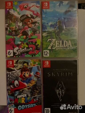 Игры на nintendo switch купить в Москве | Электроника | Авито