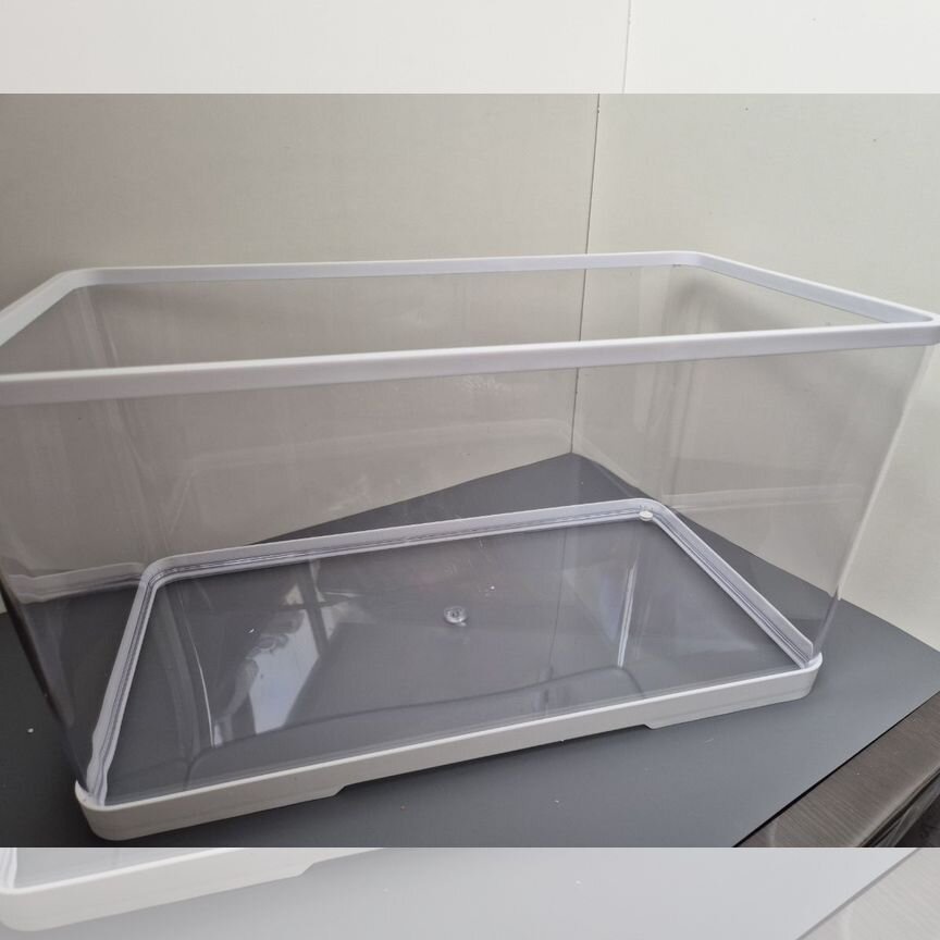 Террариум для черепахи рептилии новый 55х29х28см