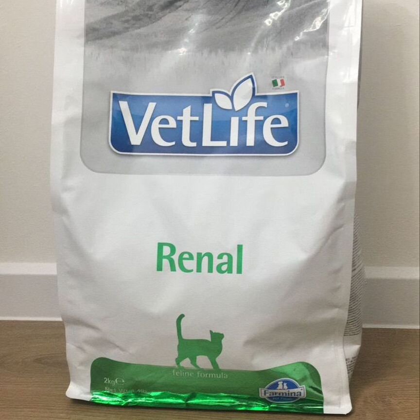 Корм для кошек renal vetlife