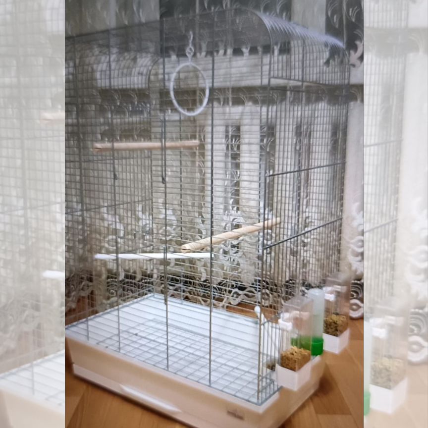 Большая клетка для птиц бу
