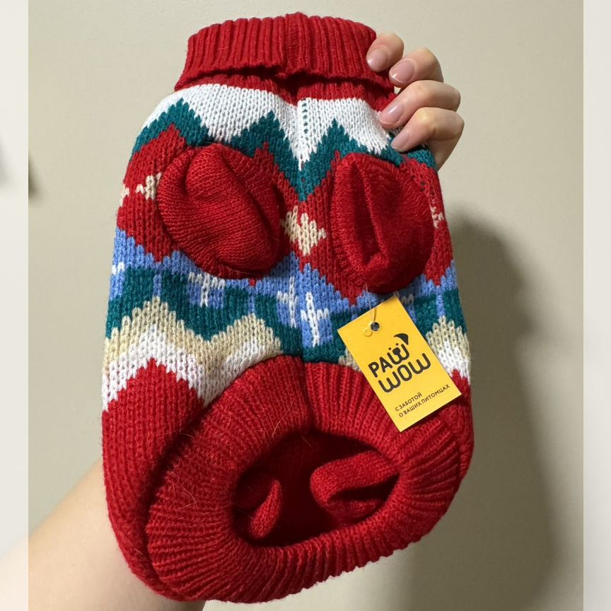 Новый свитер для собак кошек новогодний