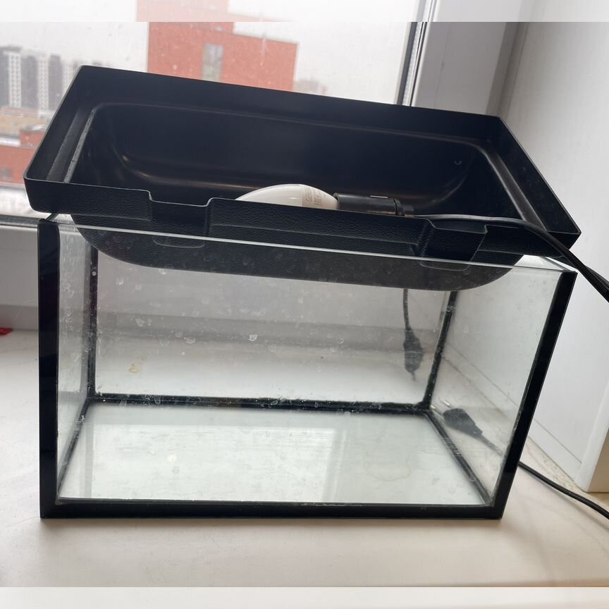 Аквариум для черепах с лампой