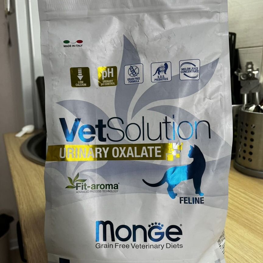 Корм для кошек 1,5 monge urinary oxalate