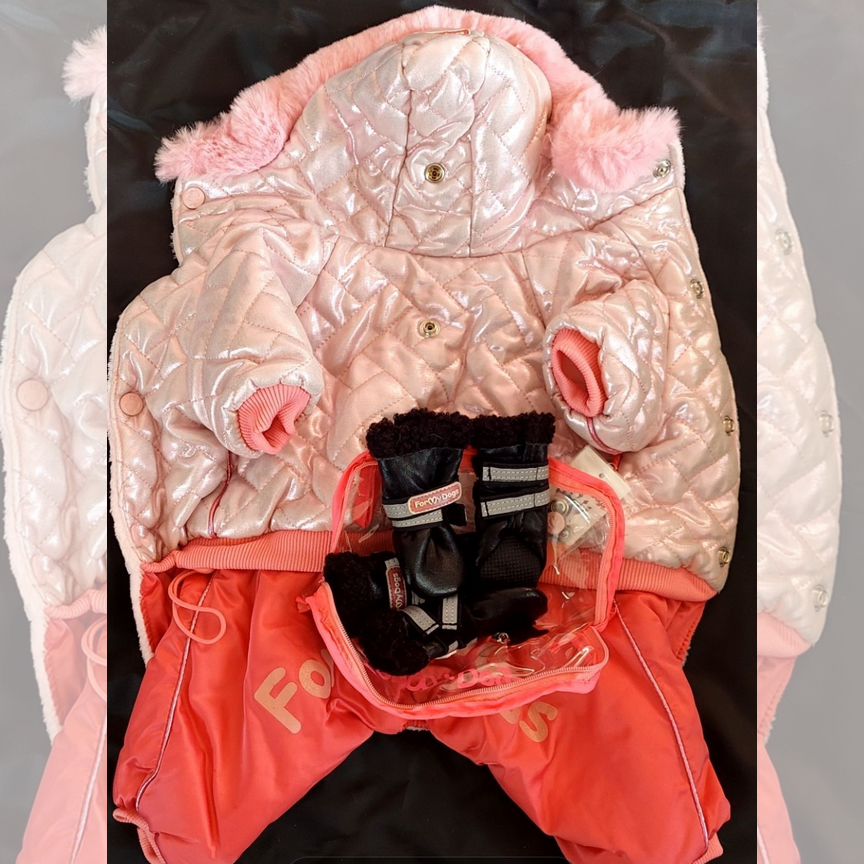 Зимний комбинезон для маленькой собаки