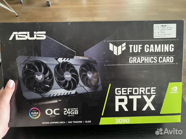 Asus RTX 3090 TUF Gaming купить в Москве | Электроника | Авито