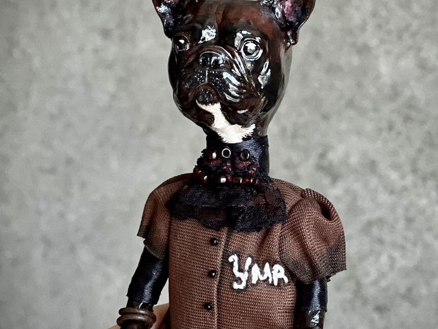 Французский бульдог кукла