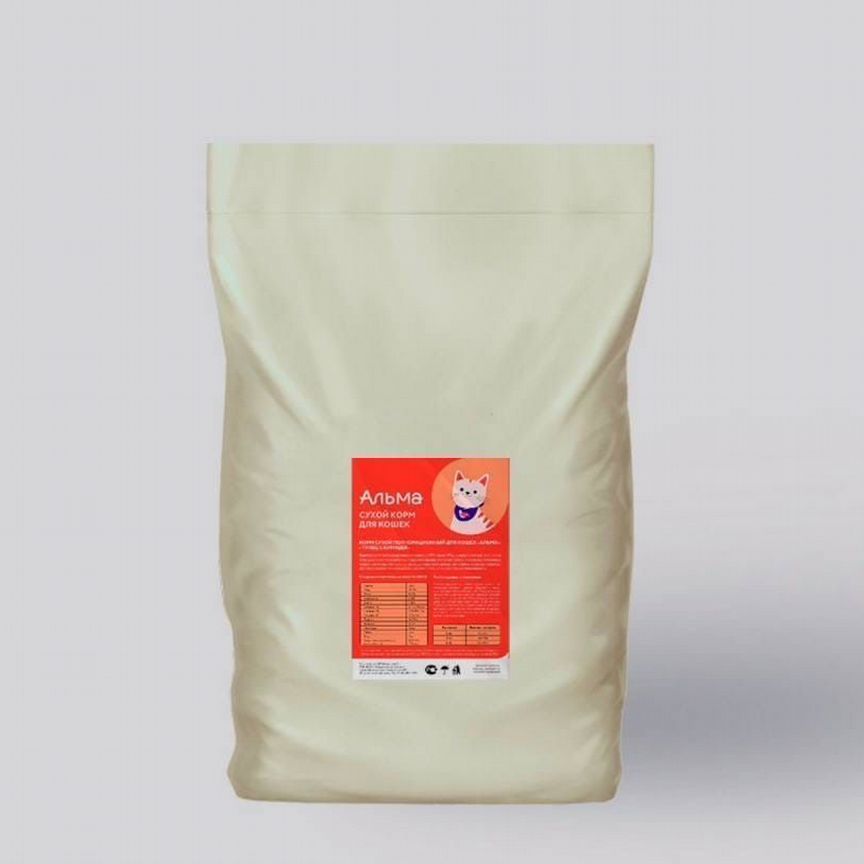 Сухой корм для Кошек 5 кг Aльма / Натуральный