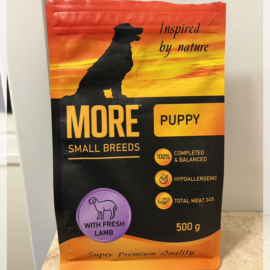Корм для собак more