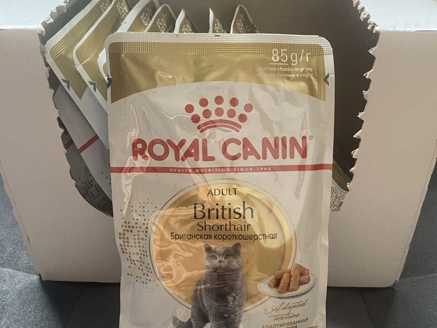 Корм для кошек royal canin british shorthair