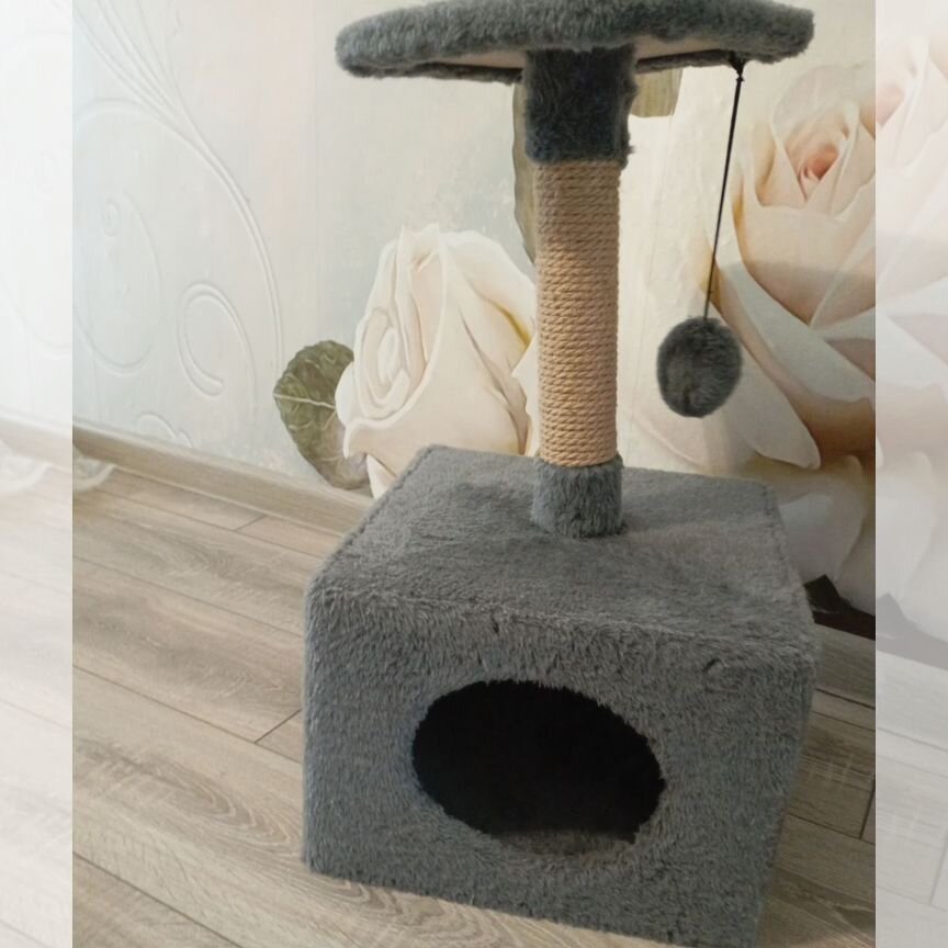 Когтеточка домик для кошки