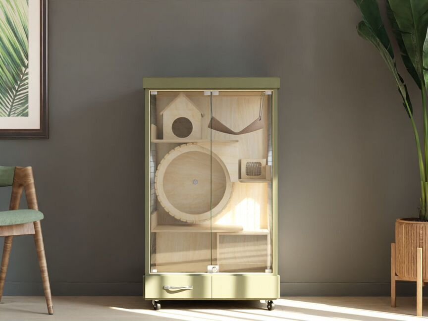 Витрина для шиншиллы дегу хорька грызунов Клетка 2