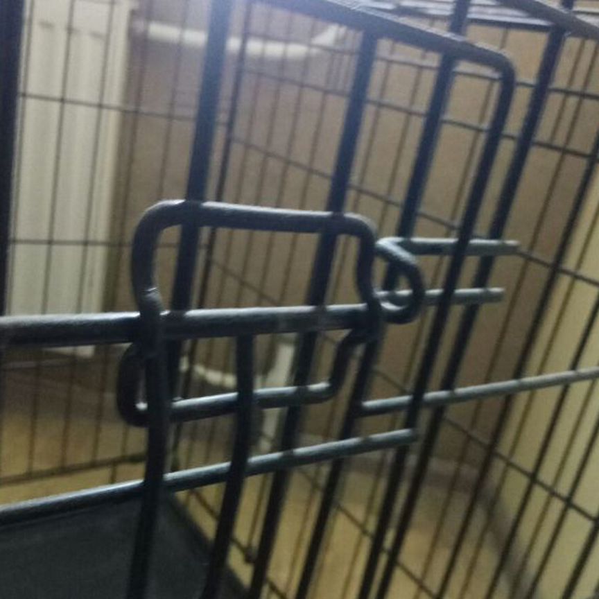 Клетка для собаки б\у в. 80Х ш. 60Х г. 90см