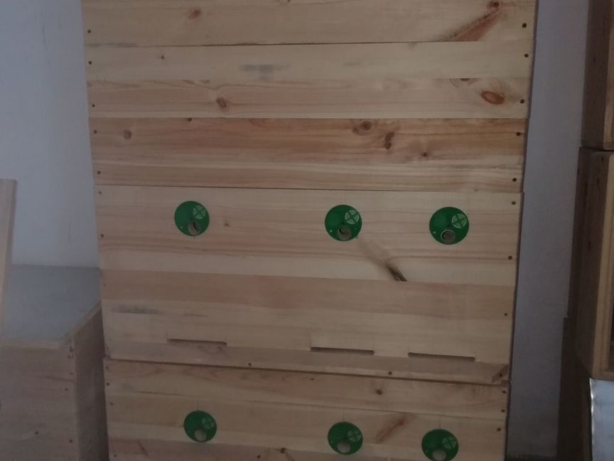 Улья-лежаки 16 - 24 рамочные в парафине