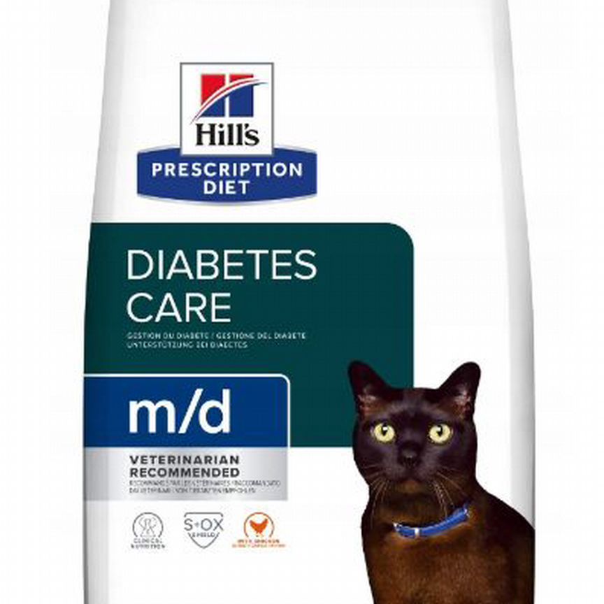 Hill's Diabetes Care для кошек c курицей 1.5 кг