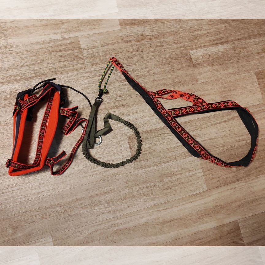 Шлейка ездовая, беговая для собаки 30-40кг