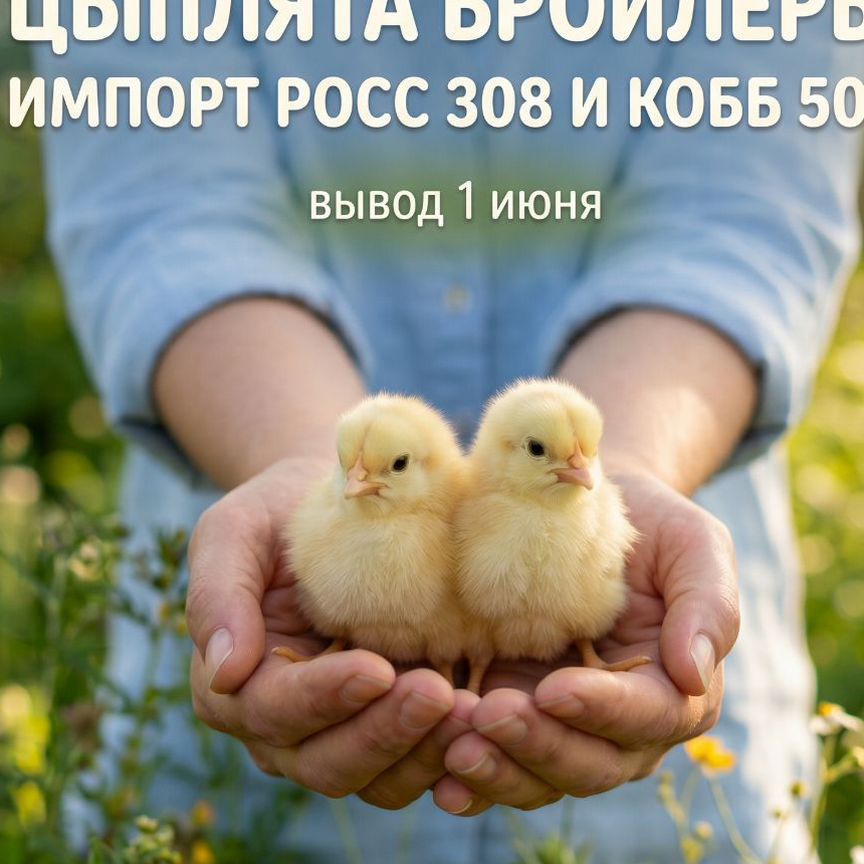 Цыплята бройлеры суточные