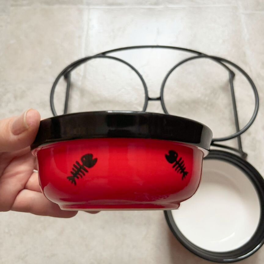 Миски для кошек керамика