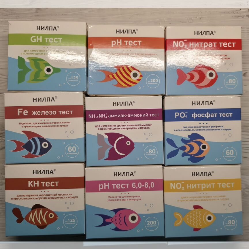 Аквариумные тесты нилпа и UHE
