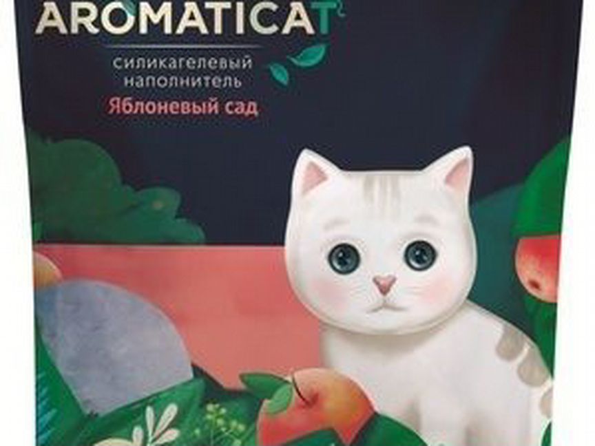 AromatiCat Силикагелевый наполнитель Яблоневый сад