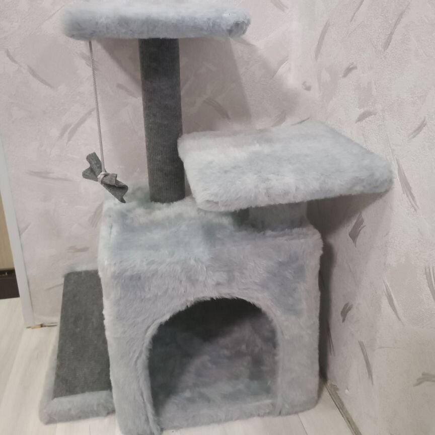 Когтеточка с домиком новая