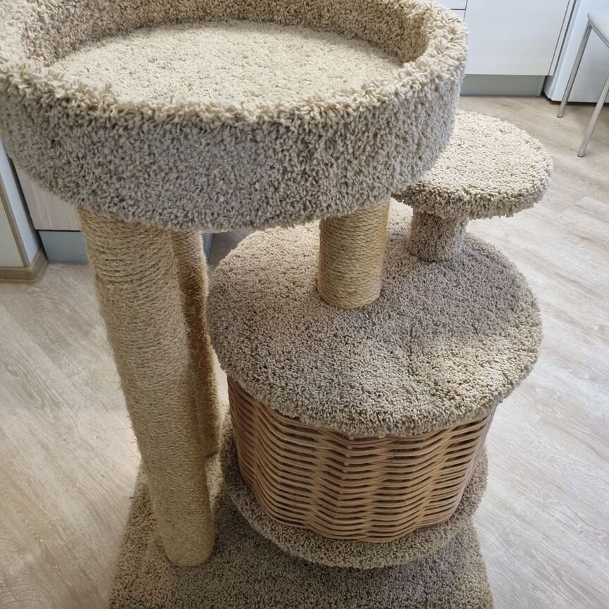 Когтеточка с домиком бу "Эдуська"