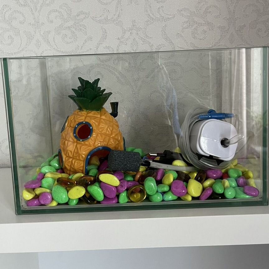 Аквариум с компрессором для рыб