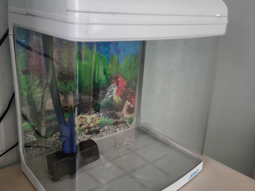 Аквариум Jebo R331 23 литра белый