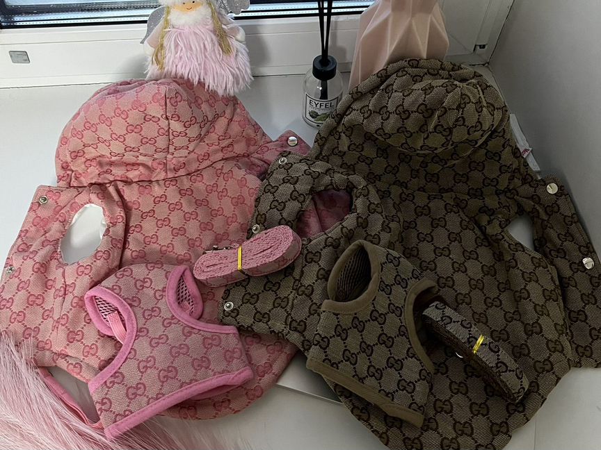 Шлейка для собак Gucci.Dior,Louis Vuitton