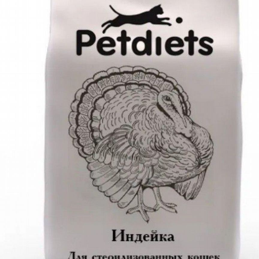 Petdiets корм для стерилизованных кошек 1.5кг