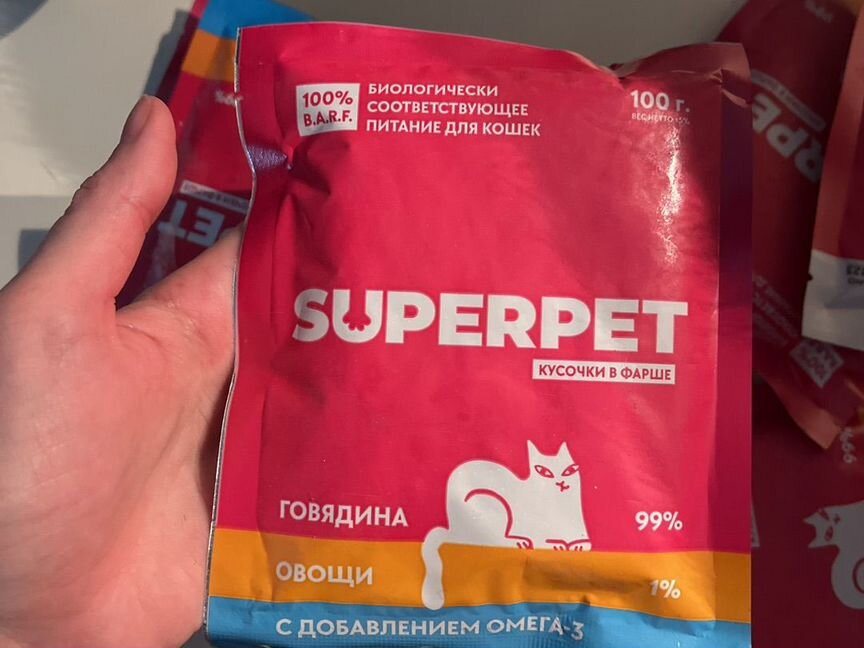 Продам корм Superpet с говядиной