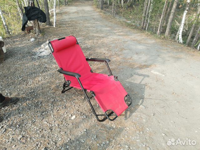 Кресло шезлонг складное купить в Екатеринбурге | Хобби и отдых | Авито