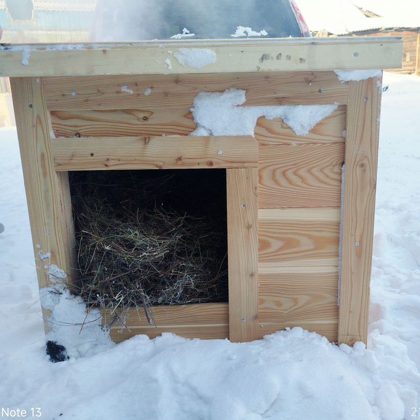 Будка для собаки утепленная
