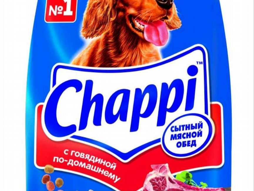 Сухой корм для собак чаппи 2.5 кг Chappi