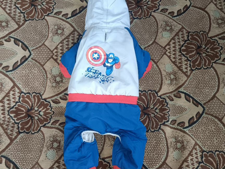 Зимний комбинезон для средних собак бу