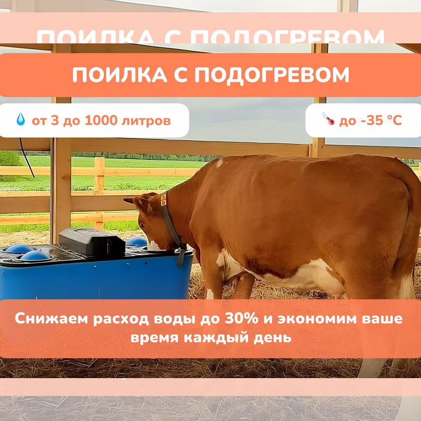 Надёжные поилки для крс с подогревом