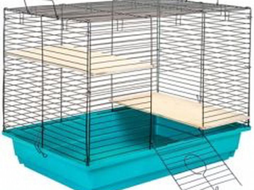 Дарэлл 4303бирюз-черн ECO Клетка д/шиншилл Шуша-1