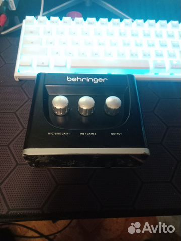 Внешняя звуковая карта behringer um2 купить в Омске | Хобби и отдых | Авито